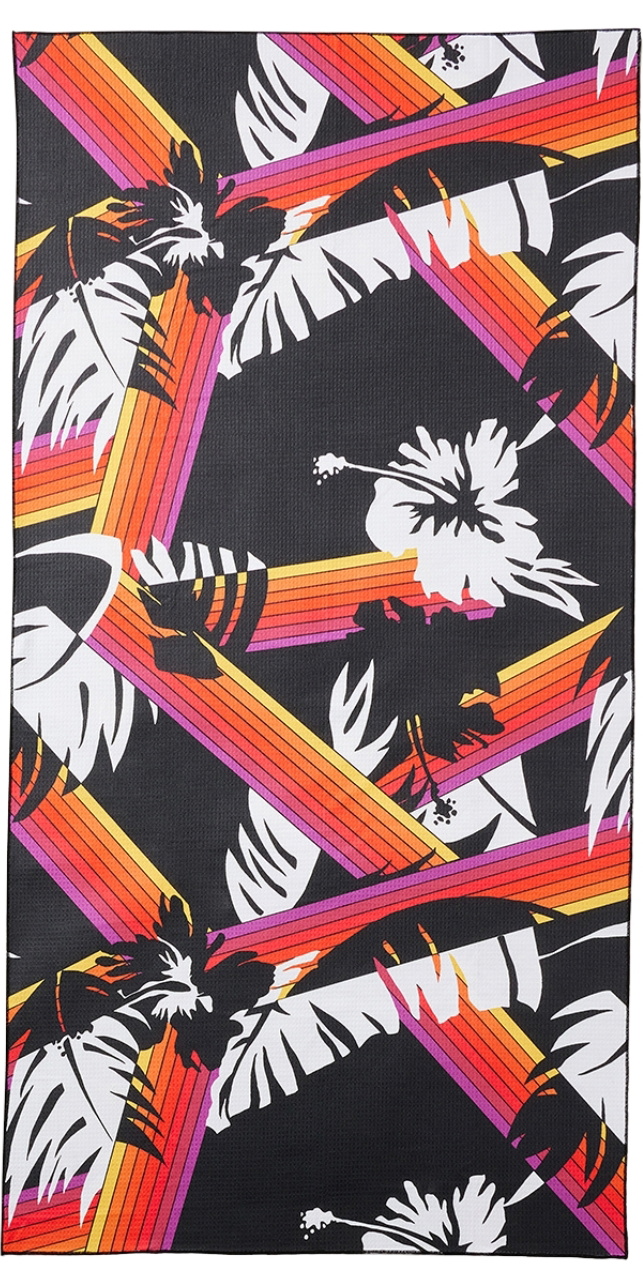 2024 Rip Curl Hoffman Packable Towel 015MTO - Black - Accessories - Essentials - | Wetsuit Outlet